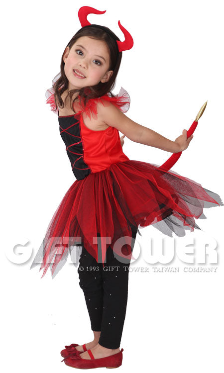 Lovely Red Devil Costume – Pan-In-The-Box Singapore